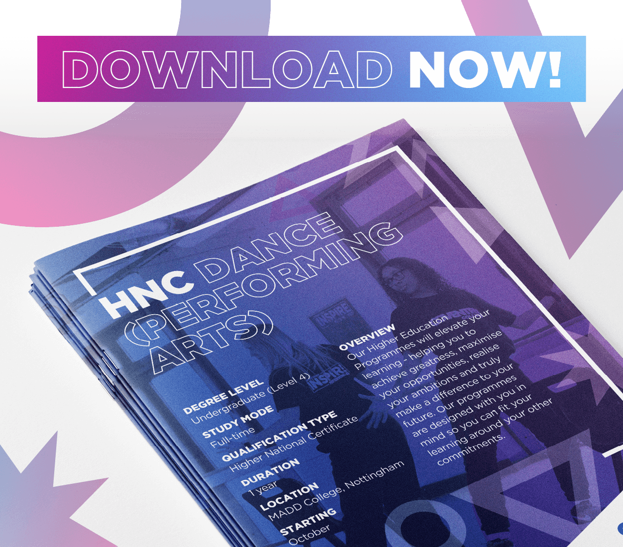 HNC Performing Arts: Dance (MADD College) | Coventry College