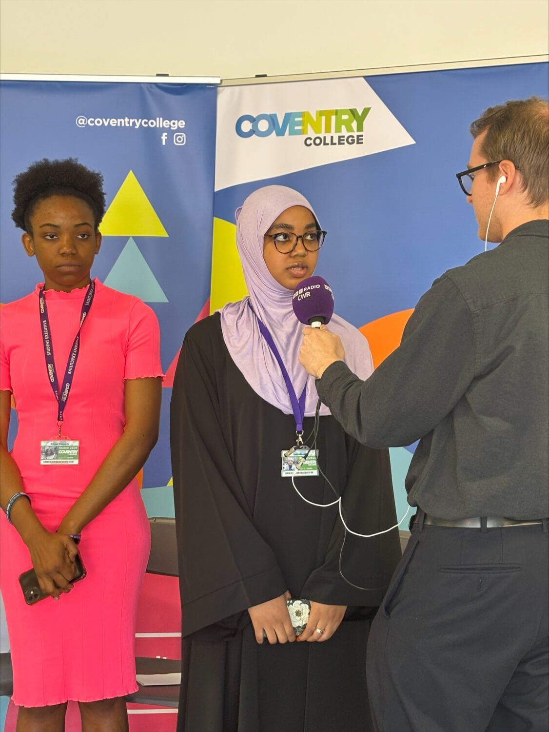 BBC Radio Reporter Engages Students in Live Interview on First-Time ...